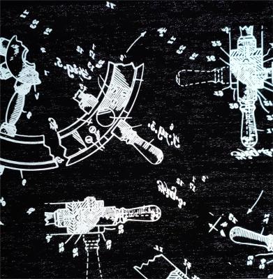 Cina Materiale per proiettili in argento brillante 50D (Nero) in vendita