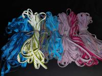 China Colorful Reflective Piping 1.5cm 2cm Width High Flexibility Sew On Trim for sale
