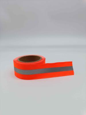 Cina ad hoc Fibra di cotone Aramide FR Nastro riflettente Argento Giallo Arancio in vendita