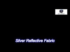 50cycles elastic reflective tape silver color with double reflective