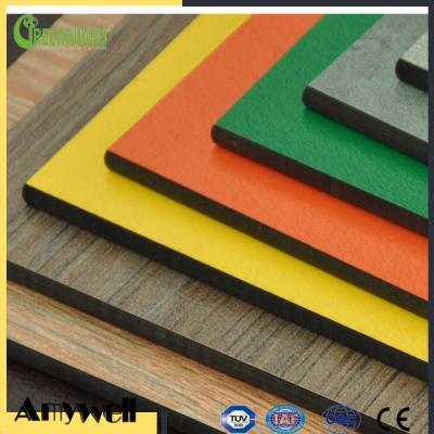 China Amywell professional phenolic compact boards/hpl/phenolic compact hpl for sale