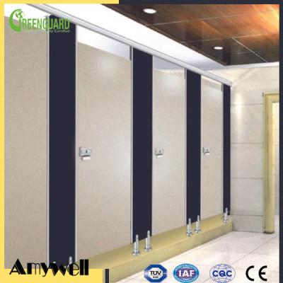 China Amywell Factory Anti Corrosion formica laminate hpl panel public toilet partition for sale