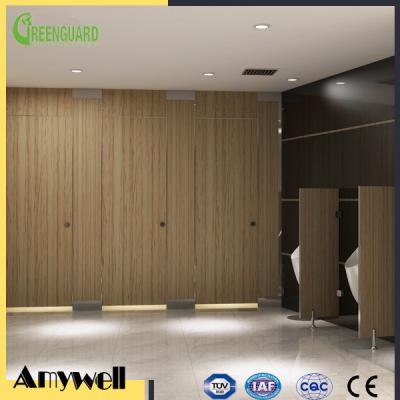 China Amywell High density waterproof Public Phenolic resin toilet partitions for italy for sale