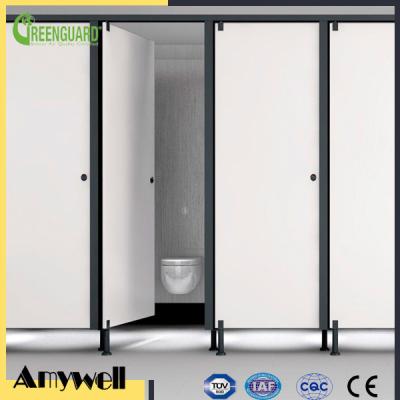 China Amywell high density compact laminate HPL phenolic bathroom toilet partitions for sale