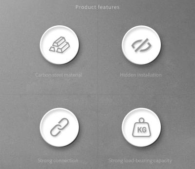 China 40mm Steel Minifix Connecting Bolts With Dowel, Connecting Fitting for rta furniture for sale