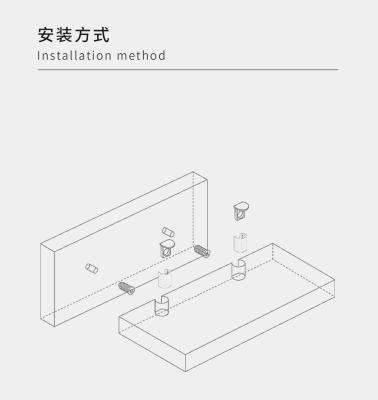 China Zinc Alloy 5mm Shelf Pegs High Stability Metal Shelf Support Pegs With 2 Heads for sale