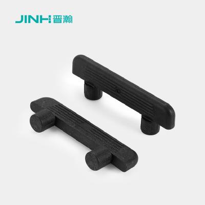 China 39.6*3.3mm plastic Shelf Clips in black, furniture hardware for panel furniture for sale
