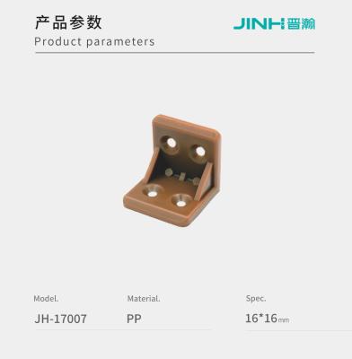 Cina 16 mm OEM versatile di plastica per i supporti di angolo flessibilità per i mobili a pannello in vendita