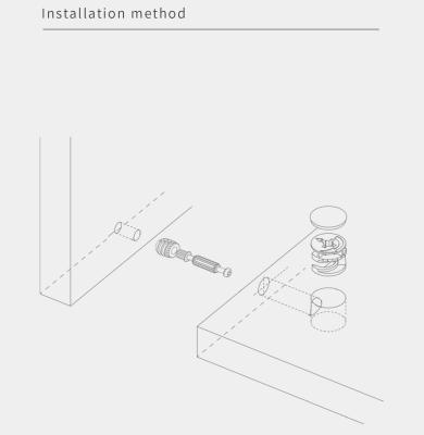 중국 검은 플라스틱 나사 커버 12mm 지름 RTA 가구에 대한 오래 지속 안정성 판매용