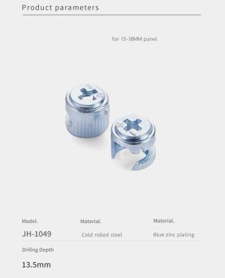 Cina Connettore a camma a ruota eccentrica da 12 mm Arredamento per mobili K/D in vendita