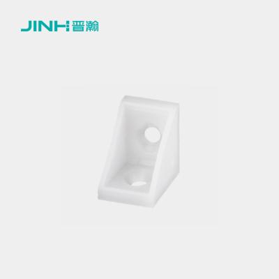 China Vinnige montage Plastic hoekbeugels 10 mm meubel connector voor open planken Te koop