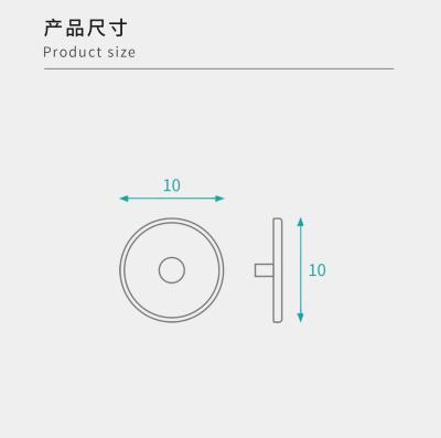 China Plastic Diameter 10mm Screw Caps Versatile Fittings For Flat Pack Furniture for sale