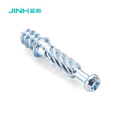 China Jh-2170 Steel Minifix Spreading Bolts 32mm Furniture Panel Connector For K/D Furniture for sale