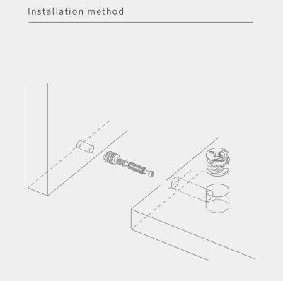 China Long Lasting Minifix Connecting Bolts 32mm Length For Dresser Furniture for sale