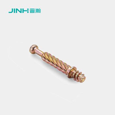 China Aço carbono 40mm comprimento Minifix Cam Bolto Móveis Conexão Fitting Para móveis RTA à venda
