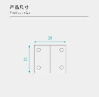 China Furniture Fixing L Brackets for sale