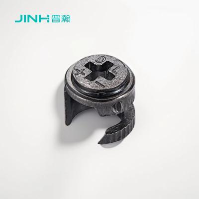 China 12mm Carbon Steel Cam Lock Nuts European-Style Panel Furniture Locking Mechanisms with Log for sale