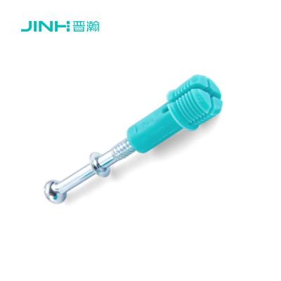 Китай JINHAN JH-2063 Minifix Spreading Bolt & Fast Connector - 41мм высокопрочная углеродистая сталь, скрытая с нейлоновым якорем для панелей шкафа / гардероба продается