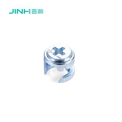 China JH-1049 zinc plated cam lock | Ø12mm x H13.5mm | Cold Rolled Carbon Steel for sale