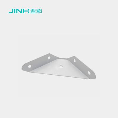 China Metal Furniture Angle Brackets With 5 Holes, 235x103x61mm Triangle Bracket For Cabinet & Wardrobe Reinforcement Jh-17015 for sale