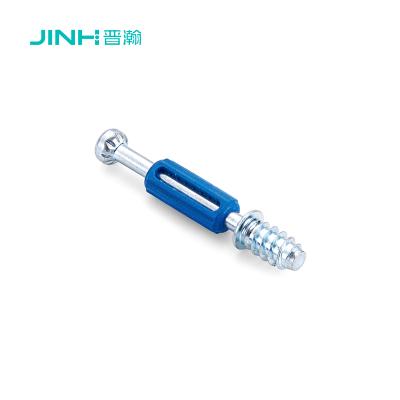 China Jh-2112 Easy To Install Minifix Connecting Bolts, 40mm Cam Lock Dowel With Spreading Bolt | Cold Rolled Steel & Nylon for sale