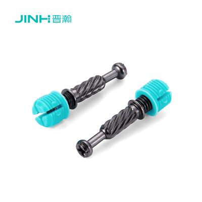 중국 Jh-2136 탄소강 재질 캠 피팅 나사 | 냉간 압연 탄소강 & 흑니켈 도금 판매용