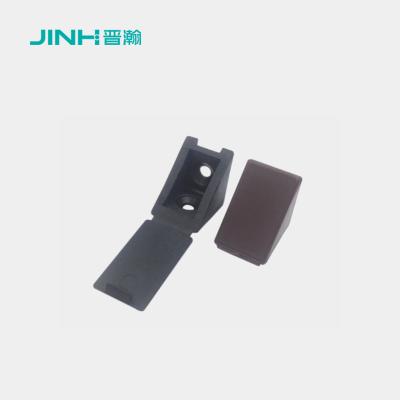 China Smooth Edges Plastic Shelf Corner Brackets Temperature Resistance Minus 20 Celsius To 80 Celsius Solution For Warehouse And Retail Shelving for sale