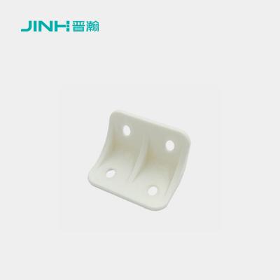 China 3 Inches Plastic Corner Brackets Approximately 10-20 Grams Lightweight Durable Parts Screw-in Installation for Frame Support for sale
