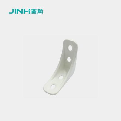 China Temperature Resistance Minus 20 Degrees Celsius To 80 Degrees Celsius Plastic Right Angle Brackets Screw In Fixing Corner Braces for sale