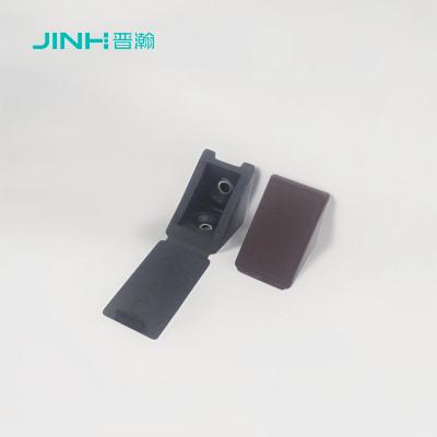 China Smooth Edges Plastic Corner Brackets With Cover Installation Screw-in Ideal for Structural Reinforcement and Assembly Projects for sale