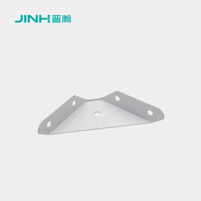 China High Strength Metal Corner Brackets Silver Electroplating Surface Processing Designed to Enhance Structural Integrity and Assembly Solutions for sale