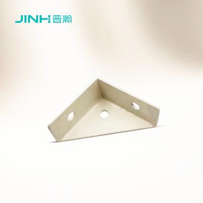 China Temperature Range Minus 20 Celsius To 80 Celsius Reinforced Metal Corner Support Zinc Plated Durable Steel Angle Corner Brace for sale