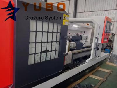 China CNC lathe machine for gravure cylinder surface and chamfer for sale