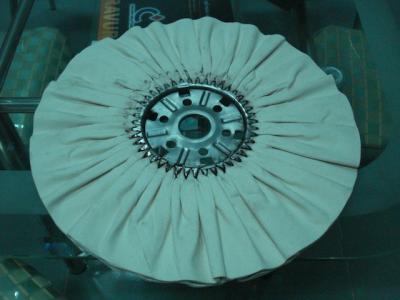 China Buffing/polishing cloth/wheel with steel wing for rotogravure cylinder making for sale