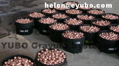 China Copper ball for gravure cylinder for sale