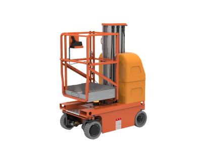 China high Efficiency All Electric Vertical Mast Lifts Streamlined Maintenance for sale