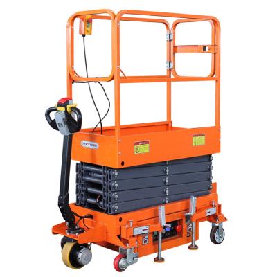 China Binnen druk rond hydraulische mini schaar lift compact ontwerp for sale