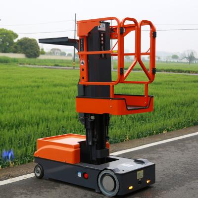 China Elevador de mastro vertical totalmente elétrico Estrutura leve à venda