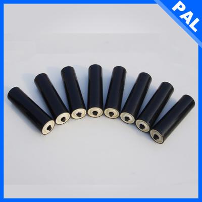 China Dia 127mm black color belt conveyor for aggregate material with long service life for sale
