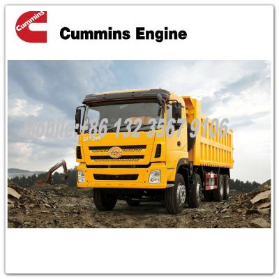 China Camión volquete campo a través de la rueda del Tri anillo 12 de Cummins 375HP 35T 40T 45T 8x4, descargador pesado STQ3314L en venta