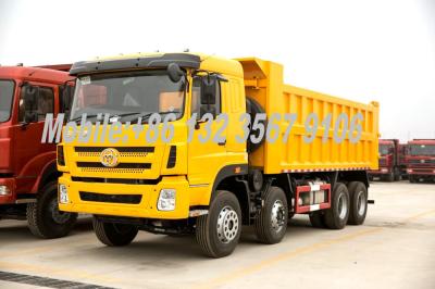 China Camión volquete resistente campo a través STQ3314L de la rueda de Cummins 375HP 8x4 12 del Tri anillo de Hubei en venta