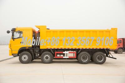 China Camión volquete resistente campo a través STQ3314L de Cummins 375HP 8x4 del Tri anillo de Hubei en venta