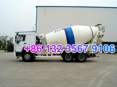 China Camión del mezclador de cemento del chasis 6x4 HJS5256GJBHA de 8CBM 9CBM 10 CBM HOWO para Colombia en venta