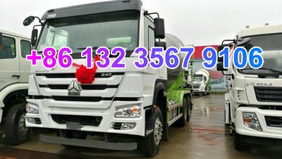 China Camión del mezclador de cemento del chasis 6x4 HJS5256GJBHA de 8CBM 9CBM 10 CBM HOWO para Ghana en venta