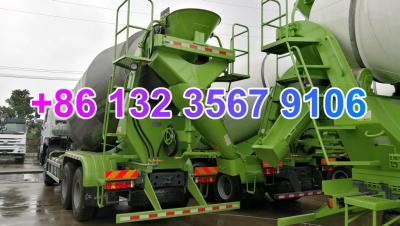 China Camión del mezclador de cemento del chasis 6x4 HJS5256GJBHA de 8CBM 9CBM 10 CBM HOWO para Perú en venta
