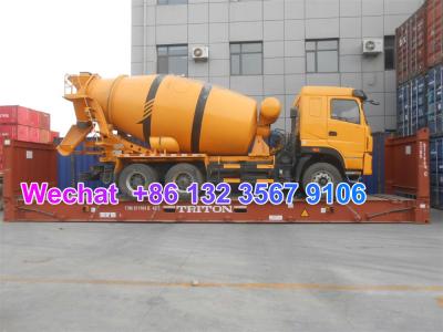 China Tri anillo 375HP 8 de LHD y de RHD 6x4--Camión concreto del mezclador de cemento 12CBM para Zambia en venta