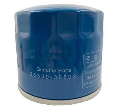 China Auto Parts Wholesale Oil Filter OE 26300-35504 26300-35504N 26300-35502 26300-35505  Applies to the Filter element of Modern Korea Car  Oil Filter for sale