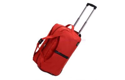 Cina Il carrello rosso a 22 pollici del tessuto di Oxford della grande capacità insacca per il viaggio, insieme dei bagagli di viaggio in vendita