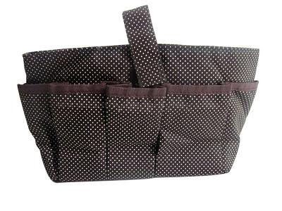 China Customized large travel cosmetic bag organizer brown lightweight wash bag for sale