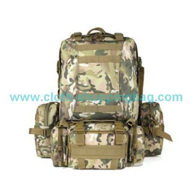 Cina Zaino funzionale verde dell'ingranaggio di campeggio dell'esercito con la chiusura del collare del cordone in vendita